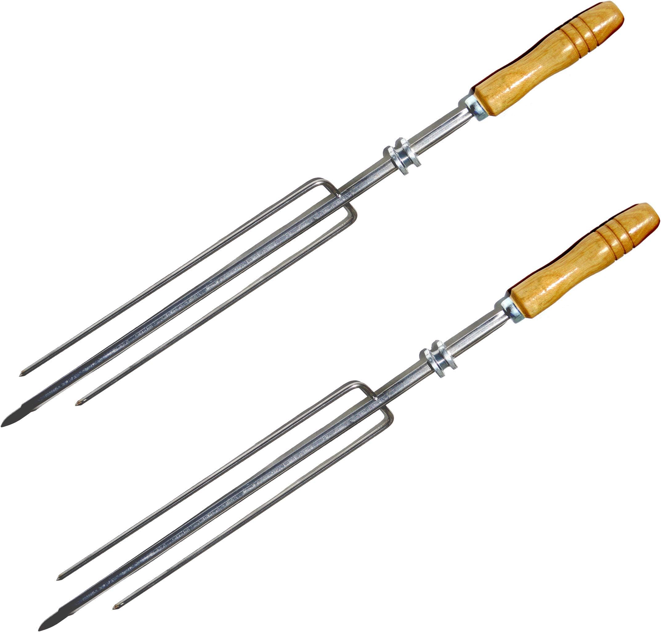 Amazon.com : Minas Combo - Set of 4 Brazilian Skewers for BBQ 28 ...