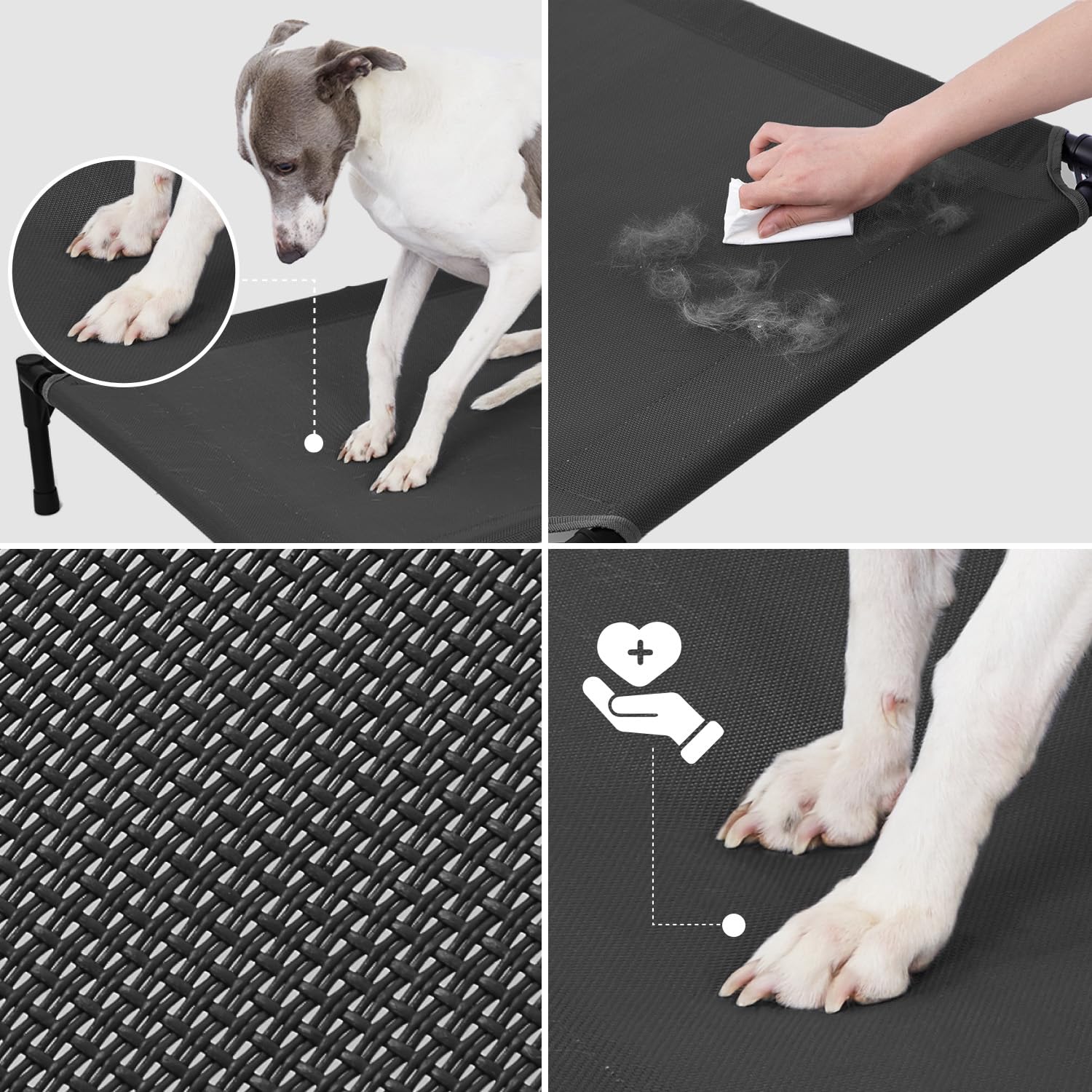 Snapklik.com : Pettycare Elevated Outdoor Dog Bed - Dog Cots For Small ...
