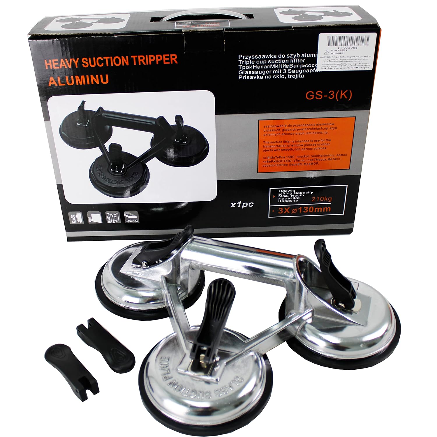 HFS (R) Suction Cups Heavy Duty Aluminum (3PC) – BigaMart