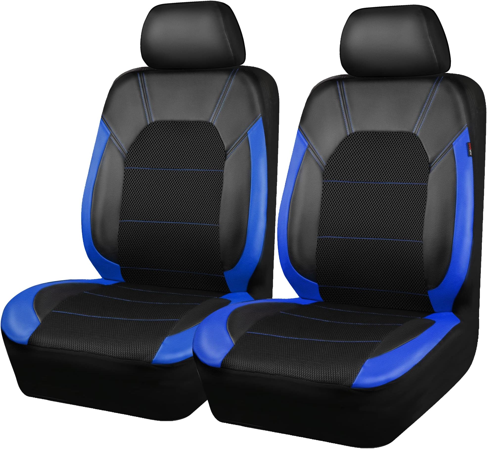 CAR PASS Universal Leather Two Front Seat Covers,Sport seat Covers fits ...