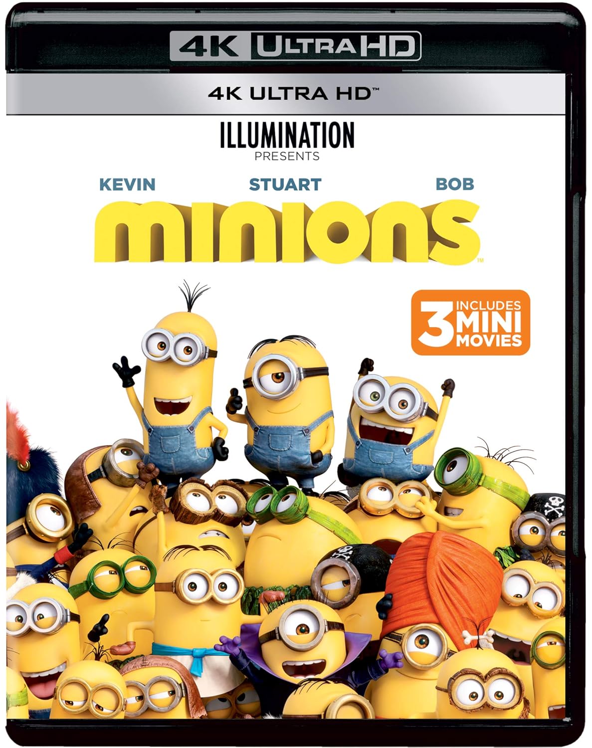 Minions (Includes 3 Mini Movies) (4K UHD) (1-Disc): Amazon.in: Sandra ...