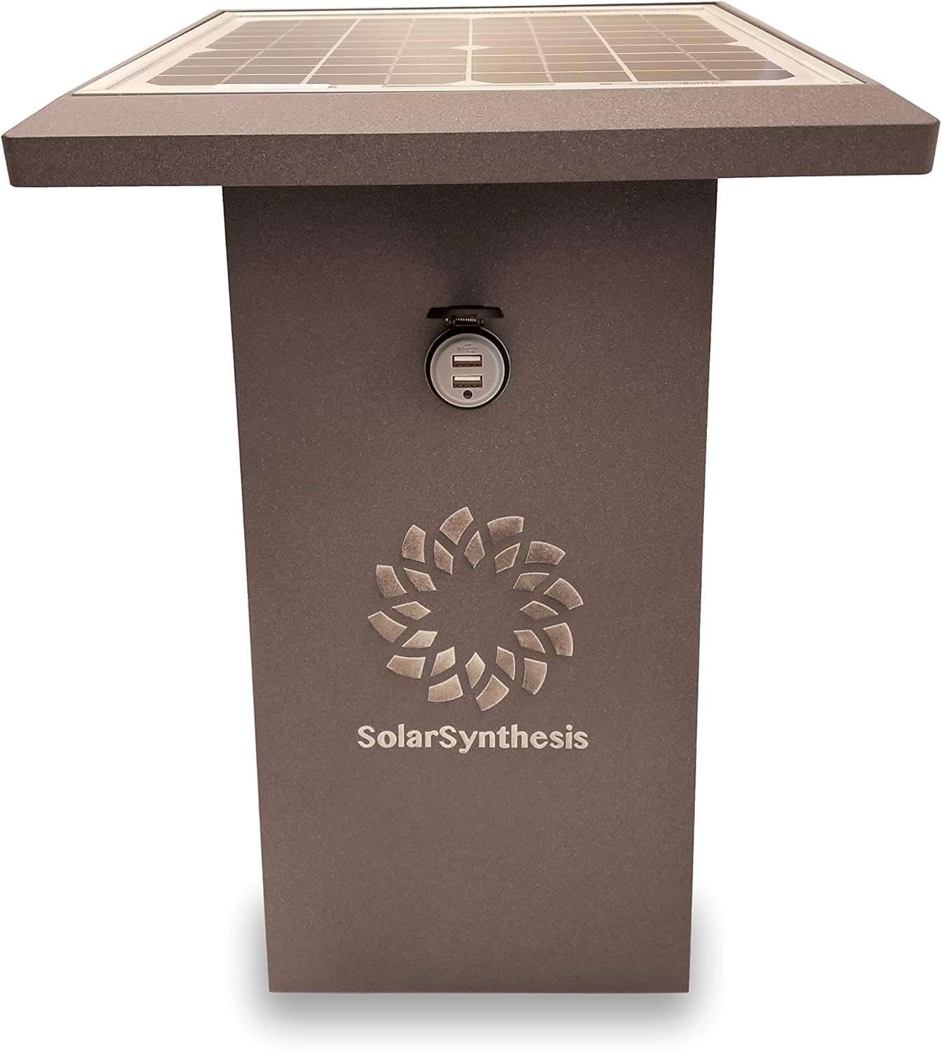 Amazon.com : SuperCharge35™ Solar Powered USB Charging Station in Brown ...