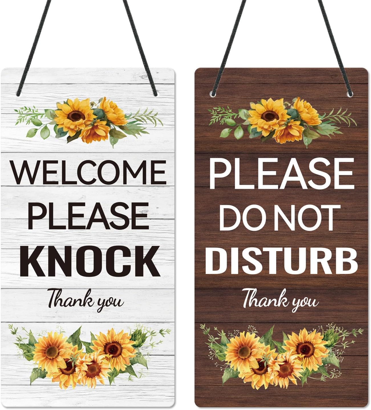 Amazon.com : Shejdgart Do Not Disturb Door Hanger Sign - Welcome Please ...