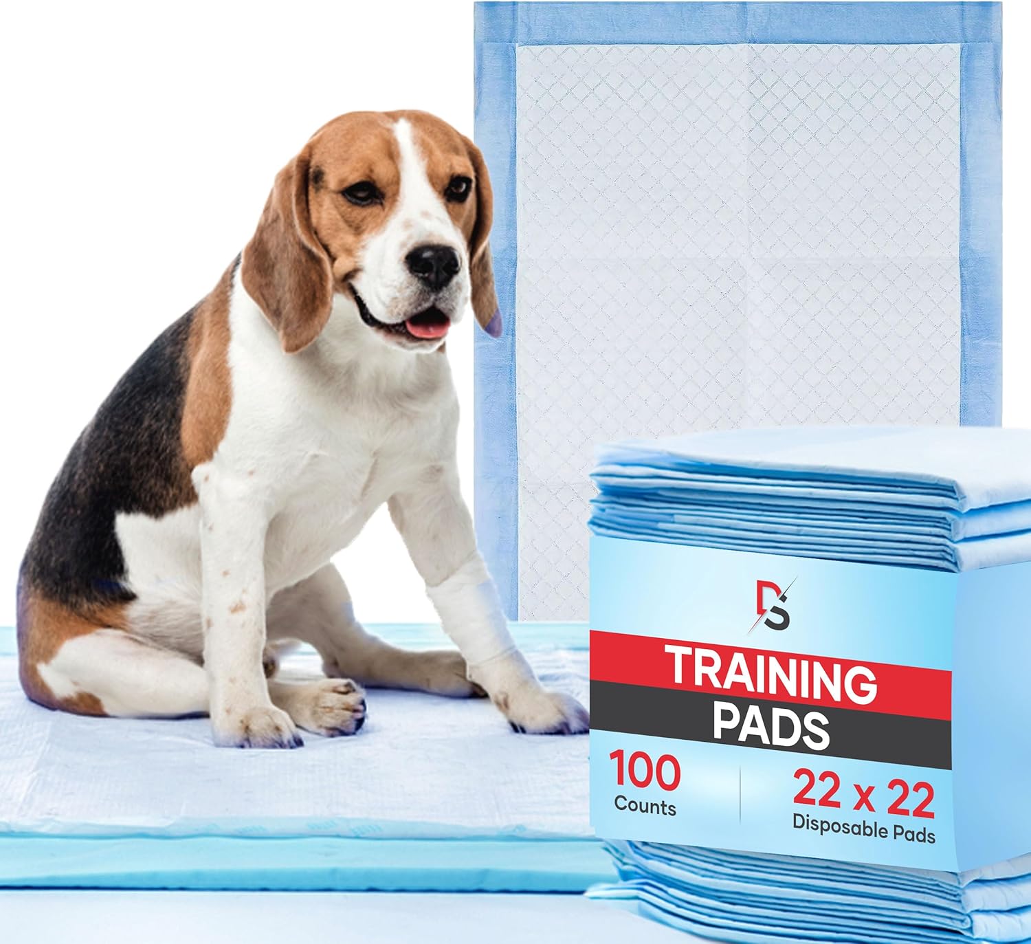 Amazon.com: Discount Seller Large Puppy Pads 100 Counts (22x22 Inches ...