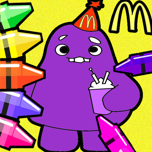 Coloring Grimace Shak game - App on Amazon Appstore