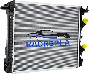 Amazon.com: RADREPLA OEM# 670107326 670038340 Radiator for Maserati ...