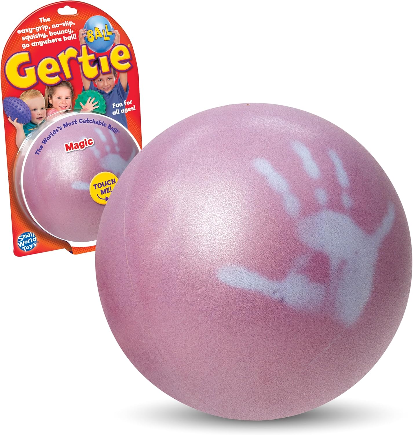 Amazon.com: Small World Toys Gertie Handball, 9" Inflatable Magic Color ...