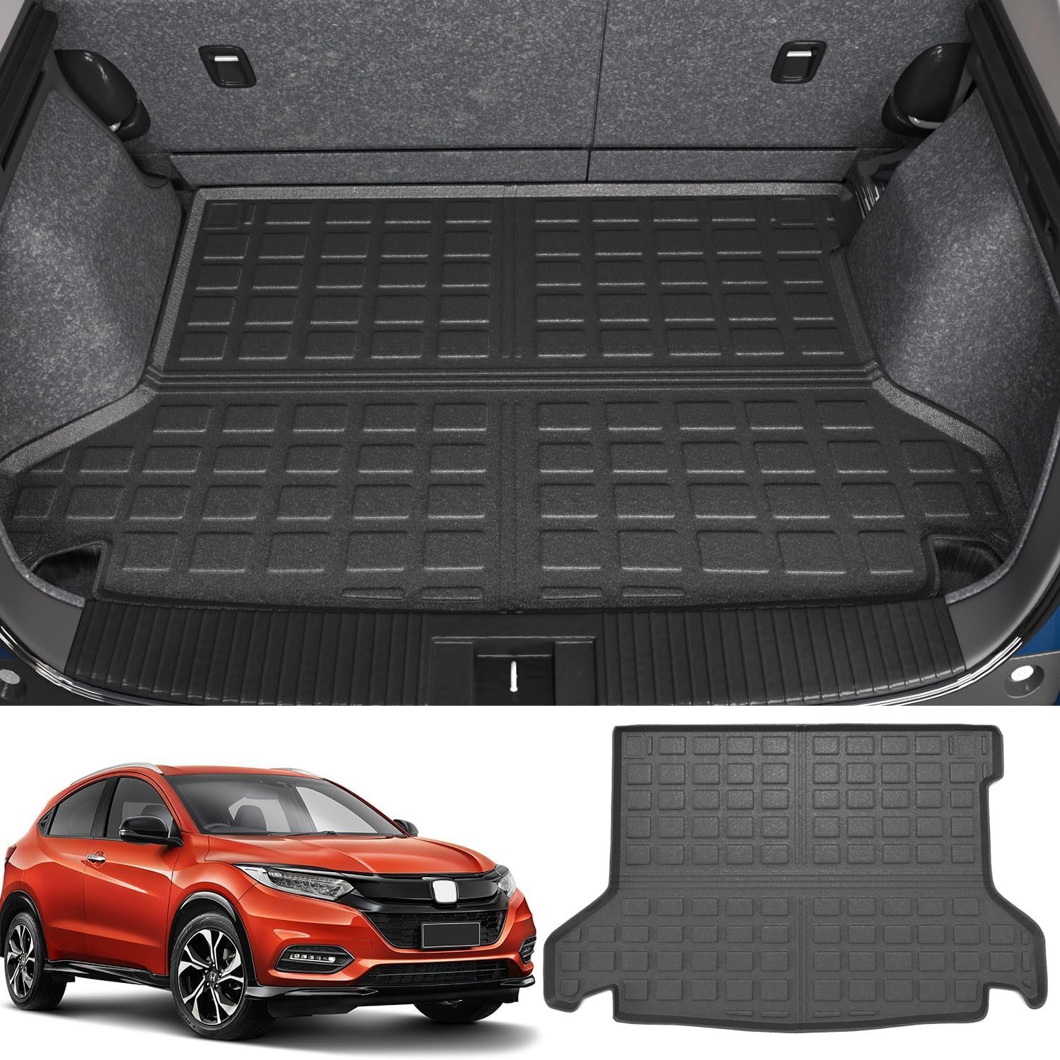 Amazon.com: powoq Cargo Liner Compatible with 2016-2022 Honda HRV Car ...