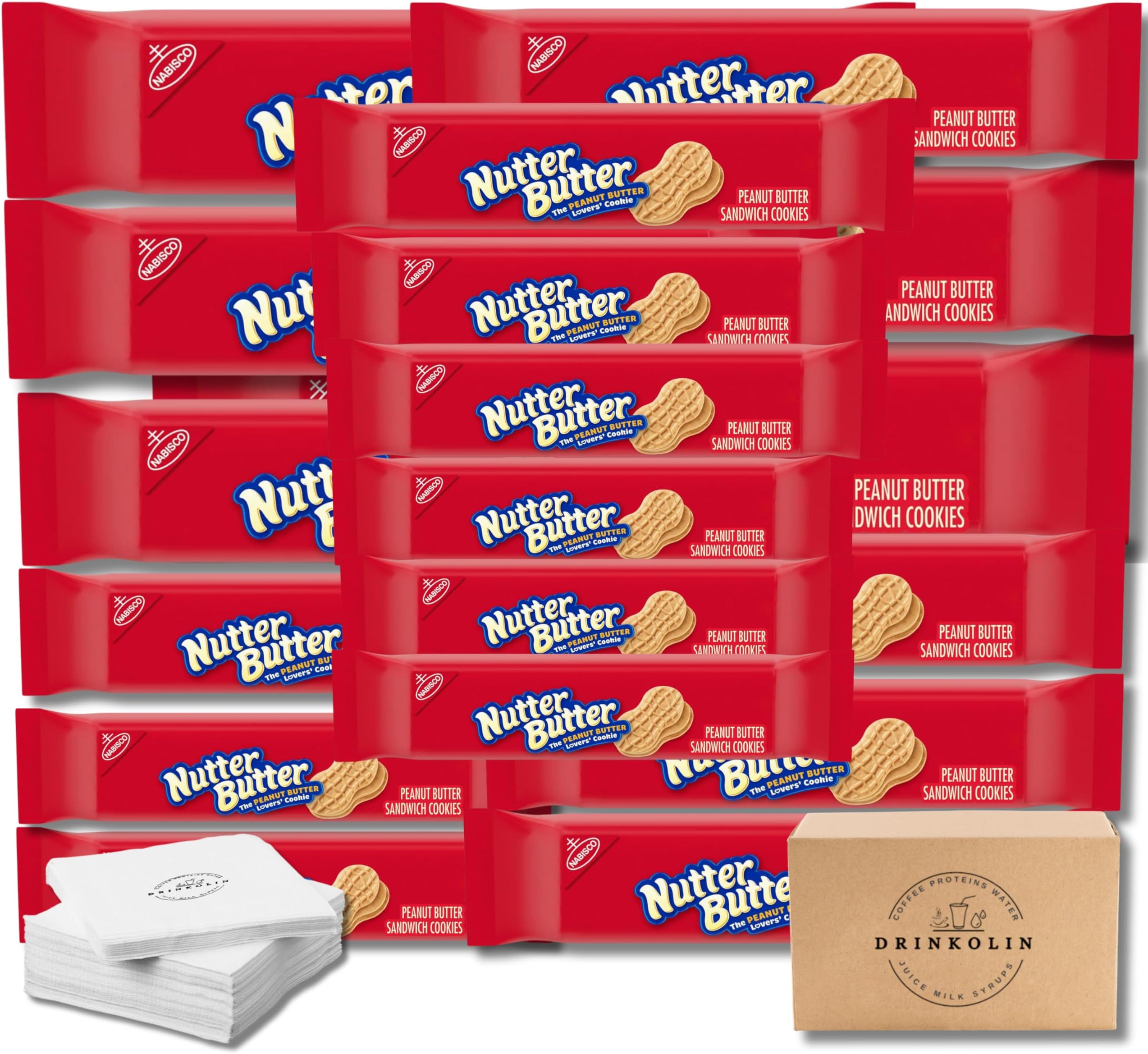Amazon.com: Nutter Butter Peanut Butter Wafer Cookies, 12 - 10.5 oz ...