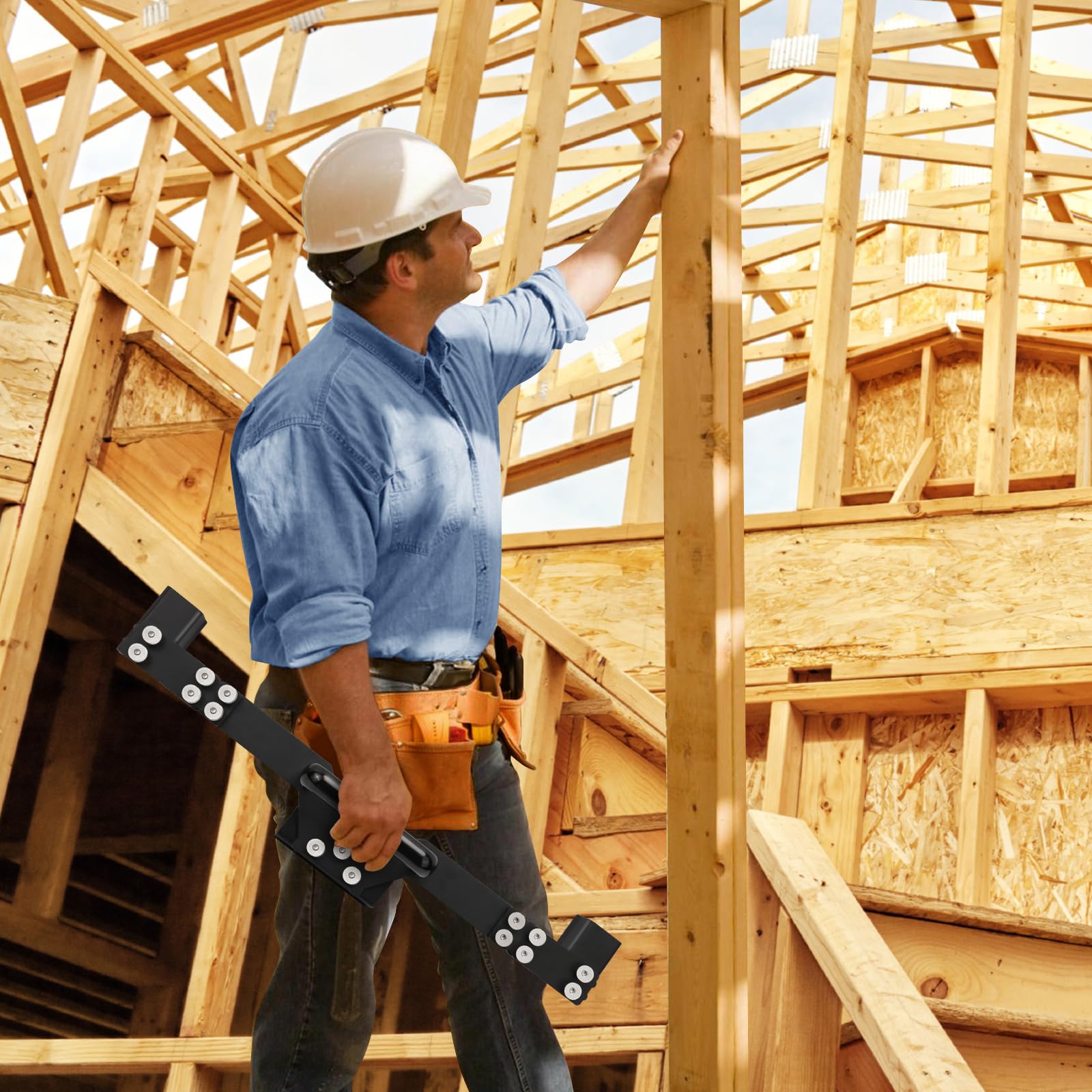 SDSNTE Detachable Metal 2 in 1 Framing Tool, 16 & 24 Frame Spacing Tool ...