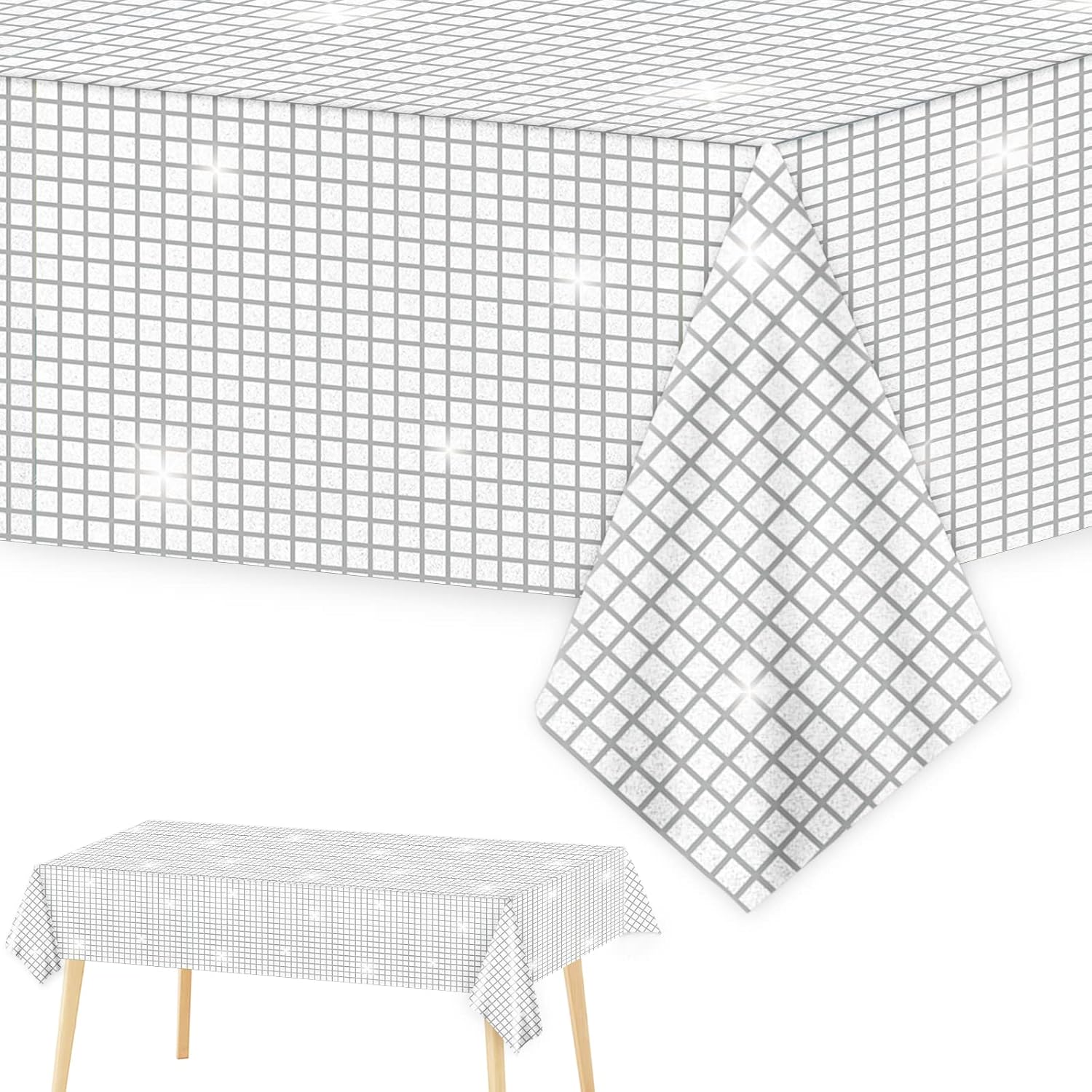 Amazon.com: ZOIIWA 3pcs 70s Disco Party Tablecloths for 70's Disco ...