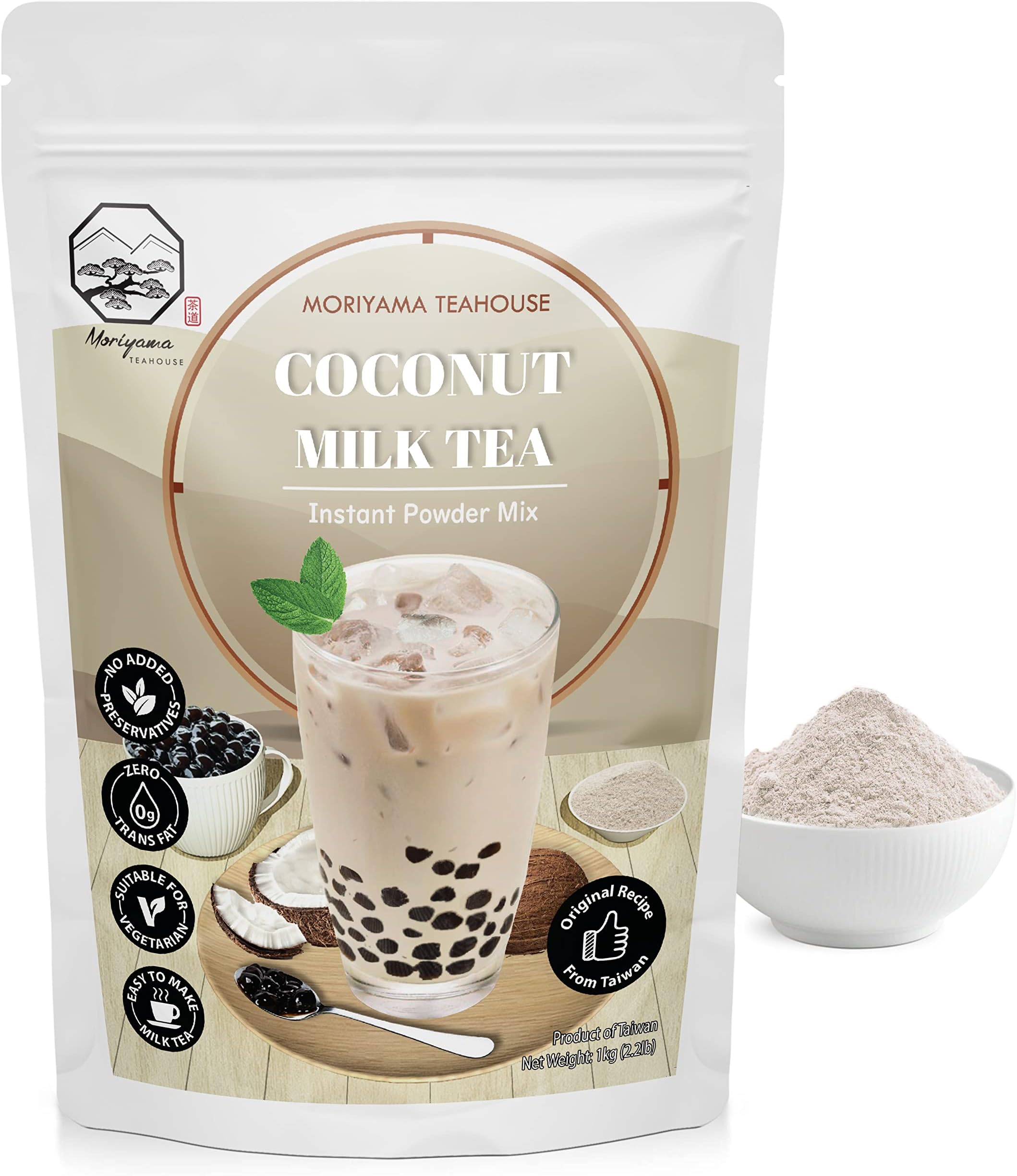 Amazon.com : Coconut Bubble Milk Tea Instant 3in1 Powder Mix - 1kg (33 ...