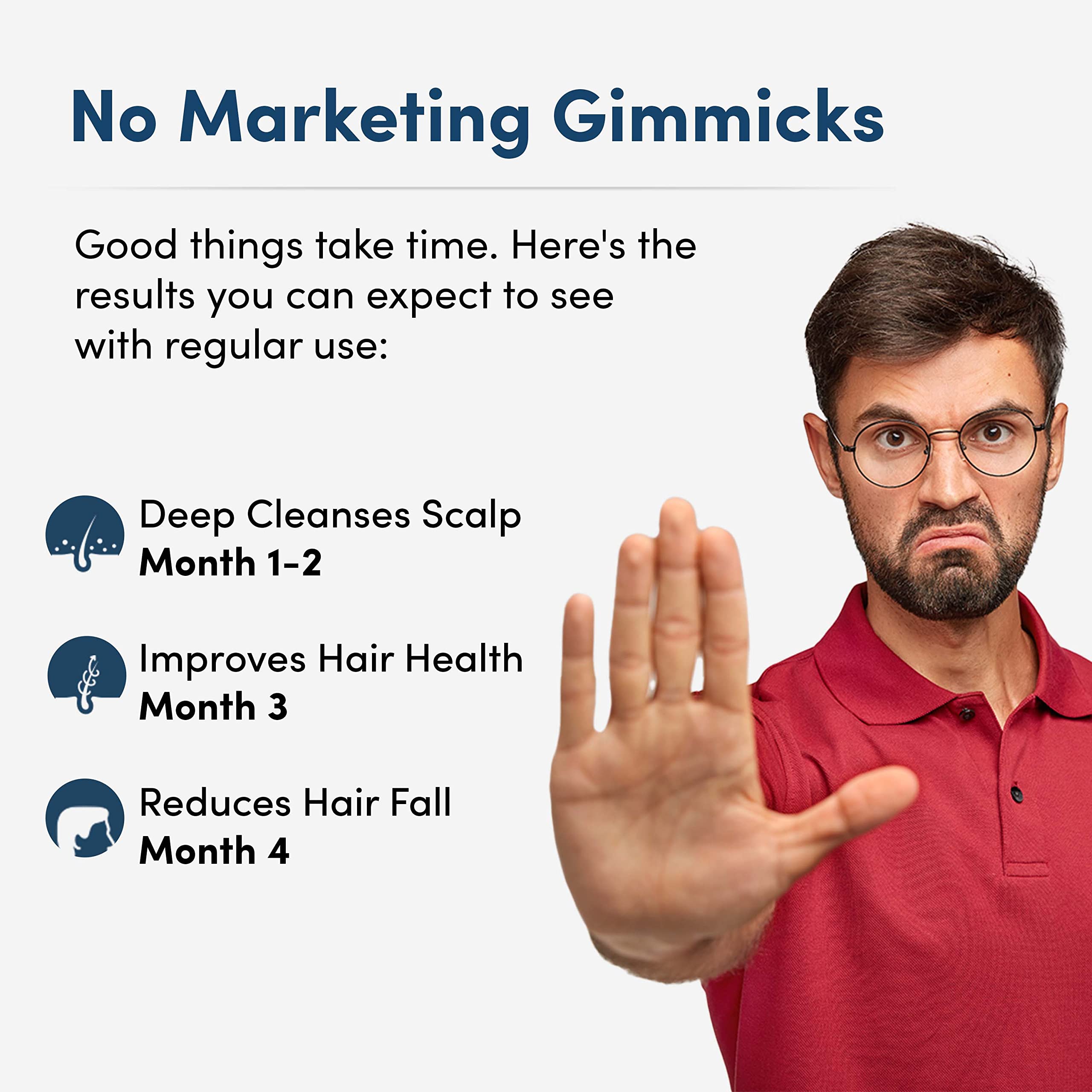 Man Matters Double DHT Blocking Anti Hair Fall Shampoo with Saw ...