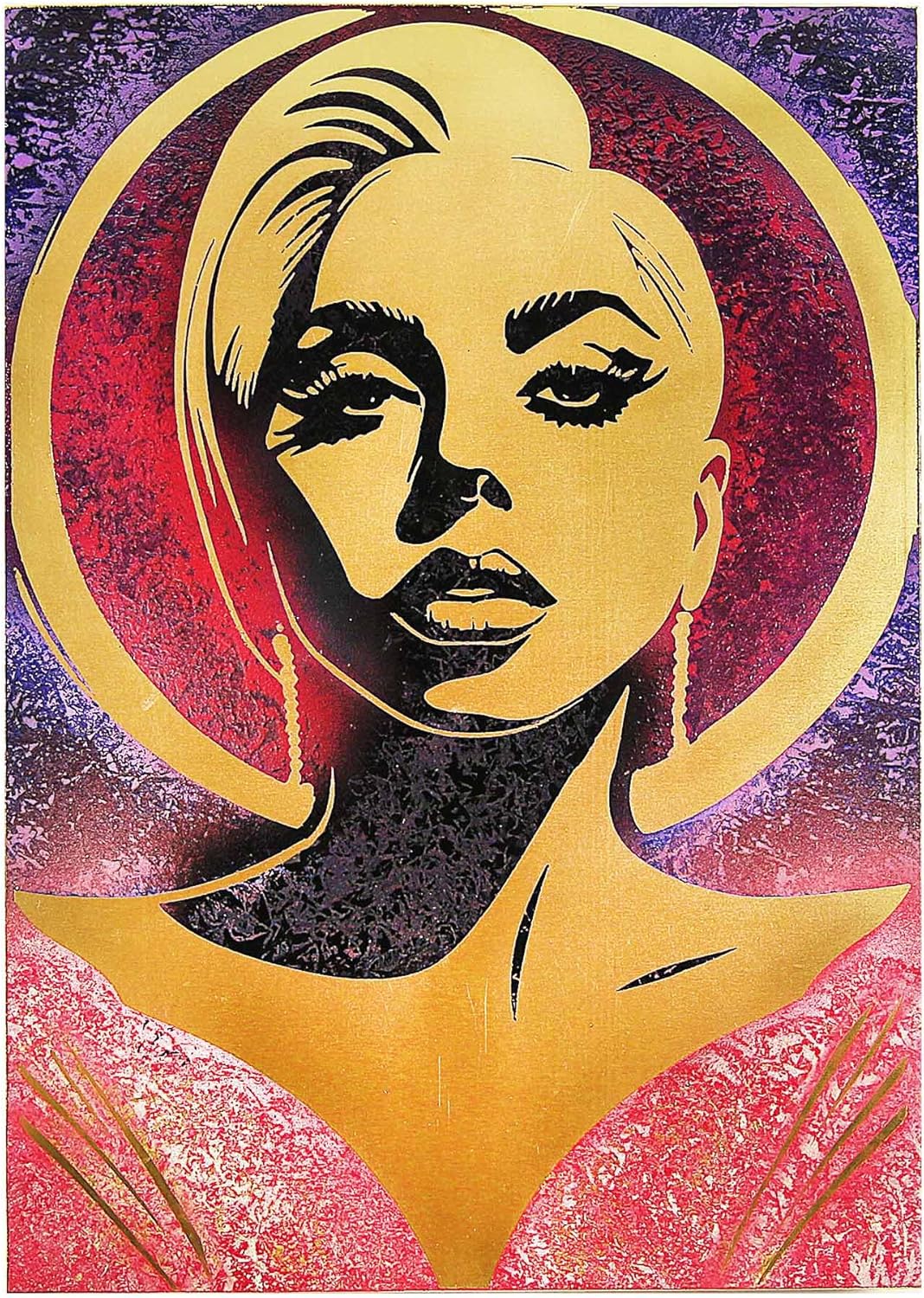 Amazon.com: InSpiral Tree Lady Gaga Portrait. Original Exclusive Metal ...