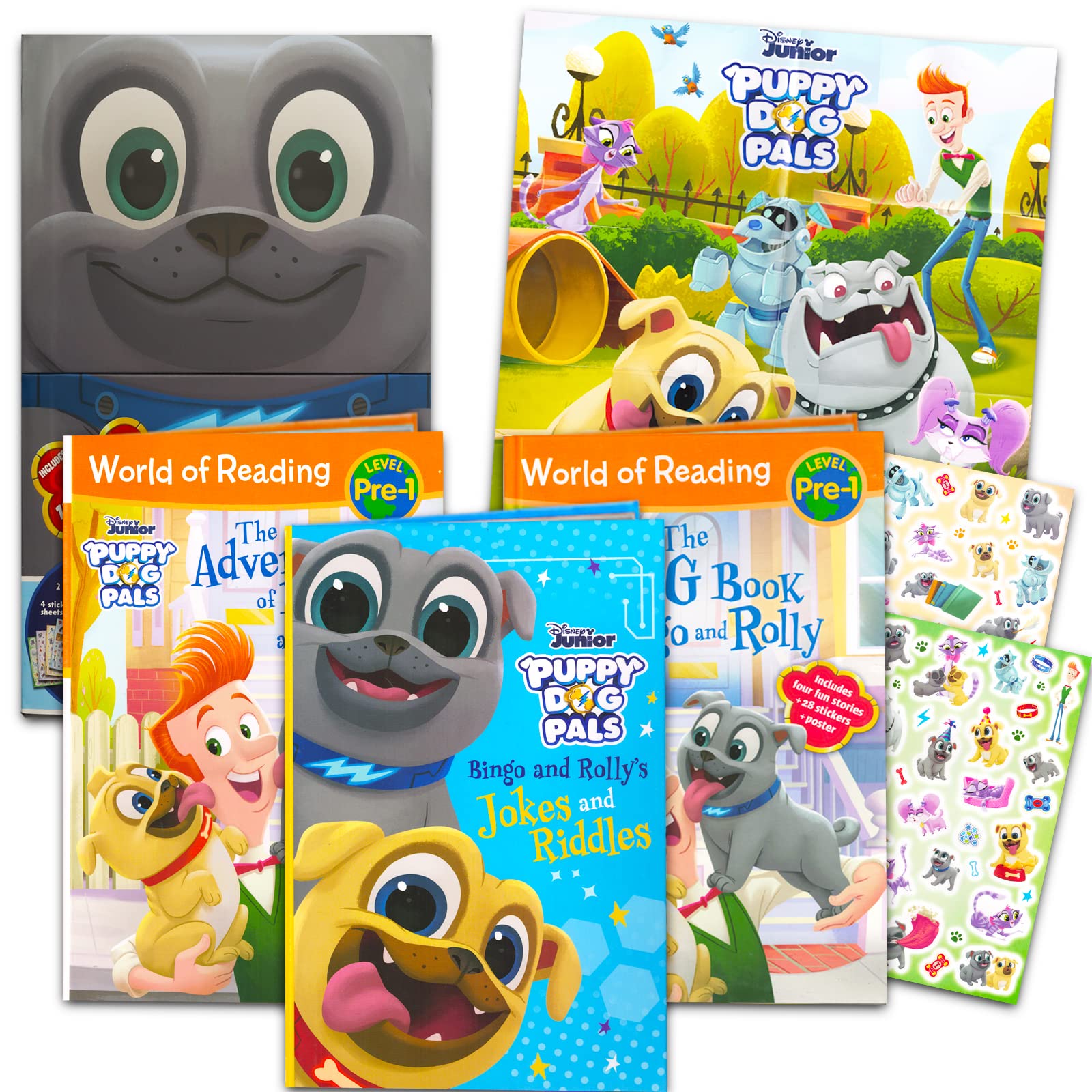 Buy Puppy Dog Pals Storybook Library Set for Kids - 6 Disney Junior ...