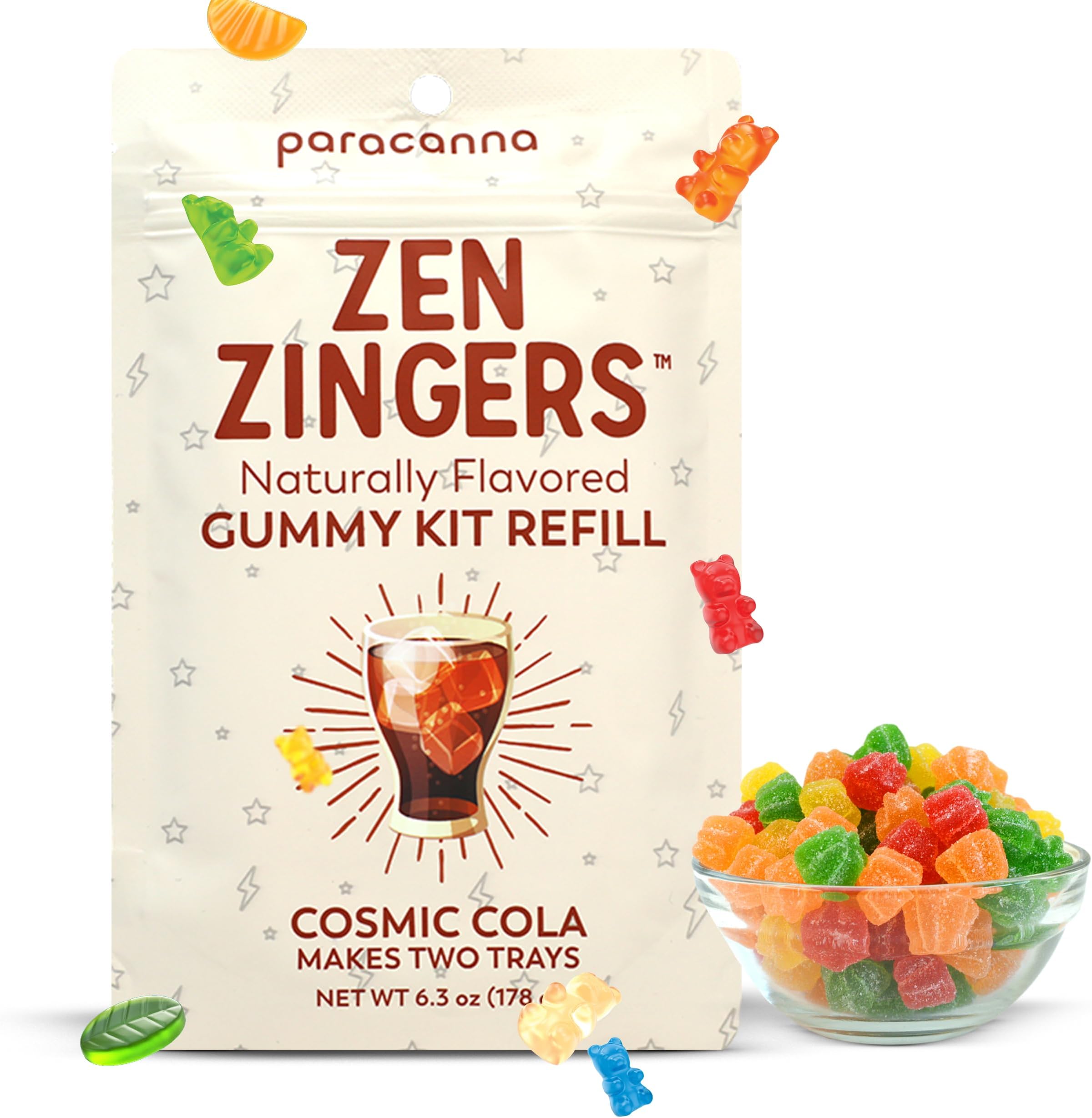 Amazon.com : Gummy Making Refill by Paracanna- Create your Own Jelly ...