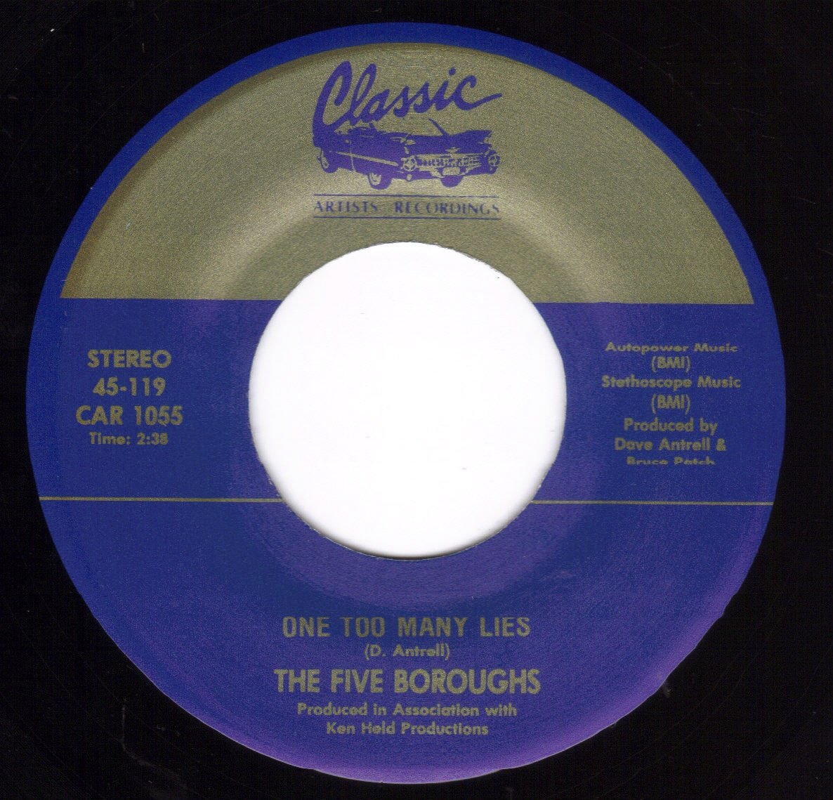The Five Boroughs, The Five Boroughs - Apart / One Too Many Lies (NM ...