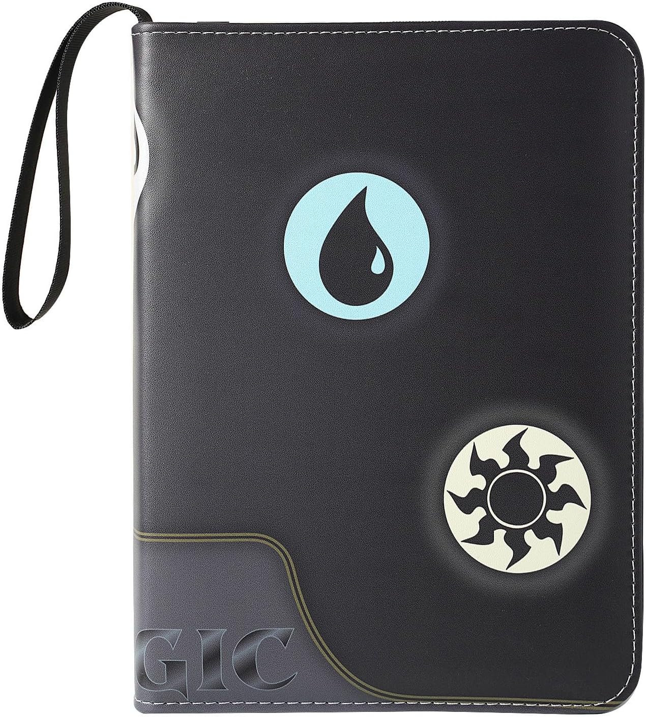 Amazon.com: Leatherette 4 Pocket Trading Card Binder Album Holder Pages ...