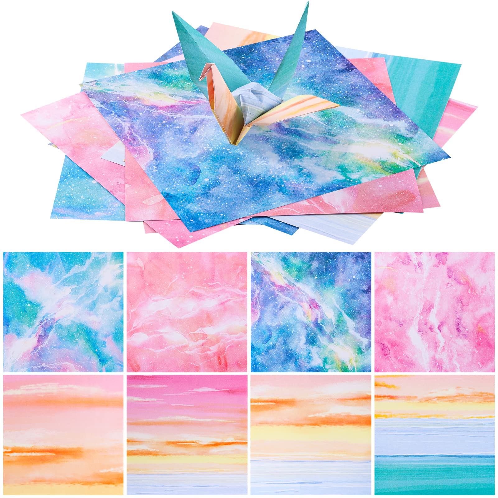 1000 Sheets White Origami Paper
