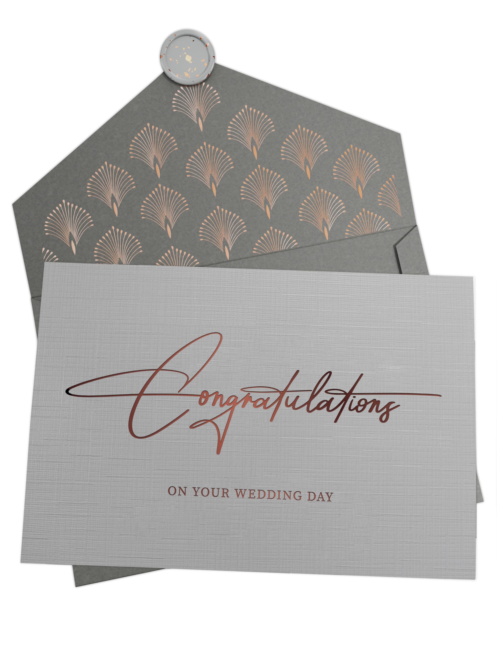 Amazon.com : Jolicoon Congratulations on your wedding day with premium ...