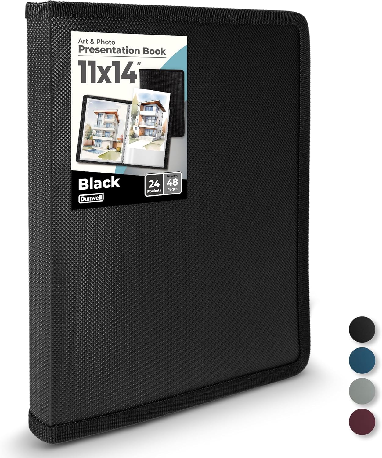 Amazon.com: Dunwell 11x14 Art Portfolio Binder - (Black) Large ...