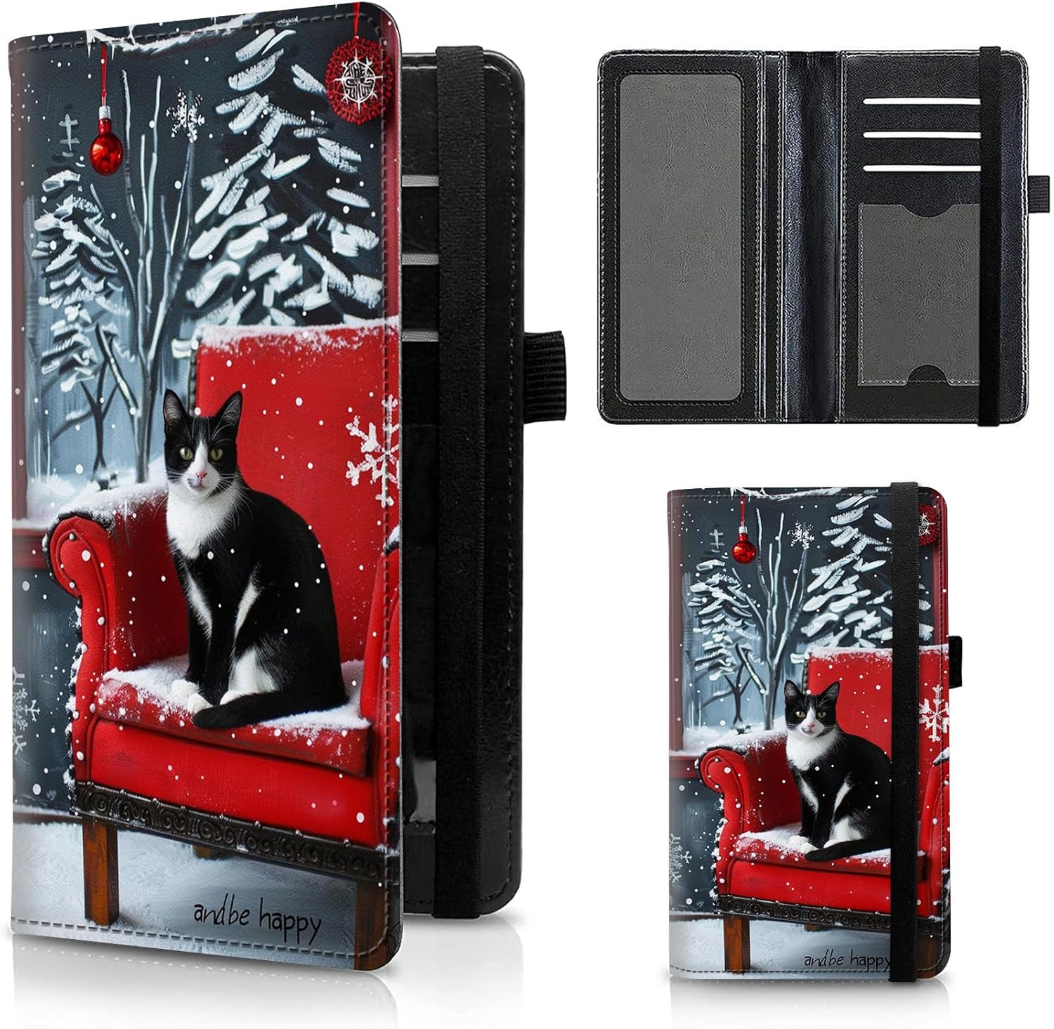 Amazon.com: FUYOCWE Leather Checkbook Covers for Men Women Check book ...