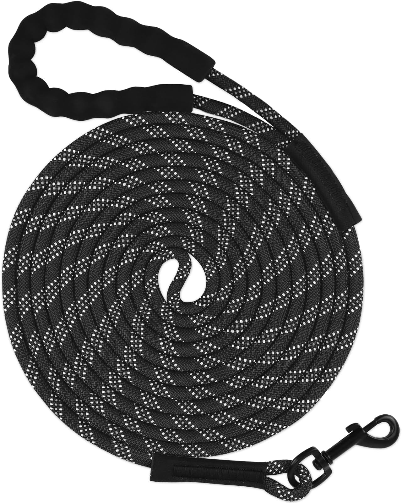 Rope Dog Lead, 1.5m Slip Rope Dog Lead with Soft Padded Handle ...