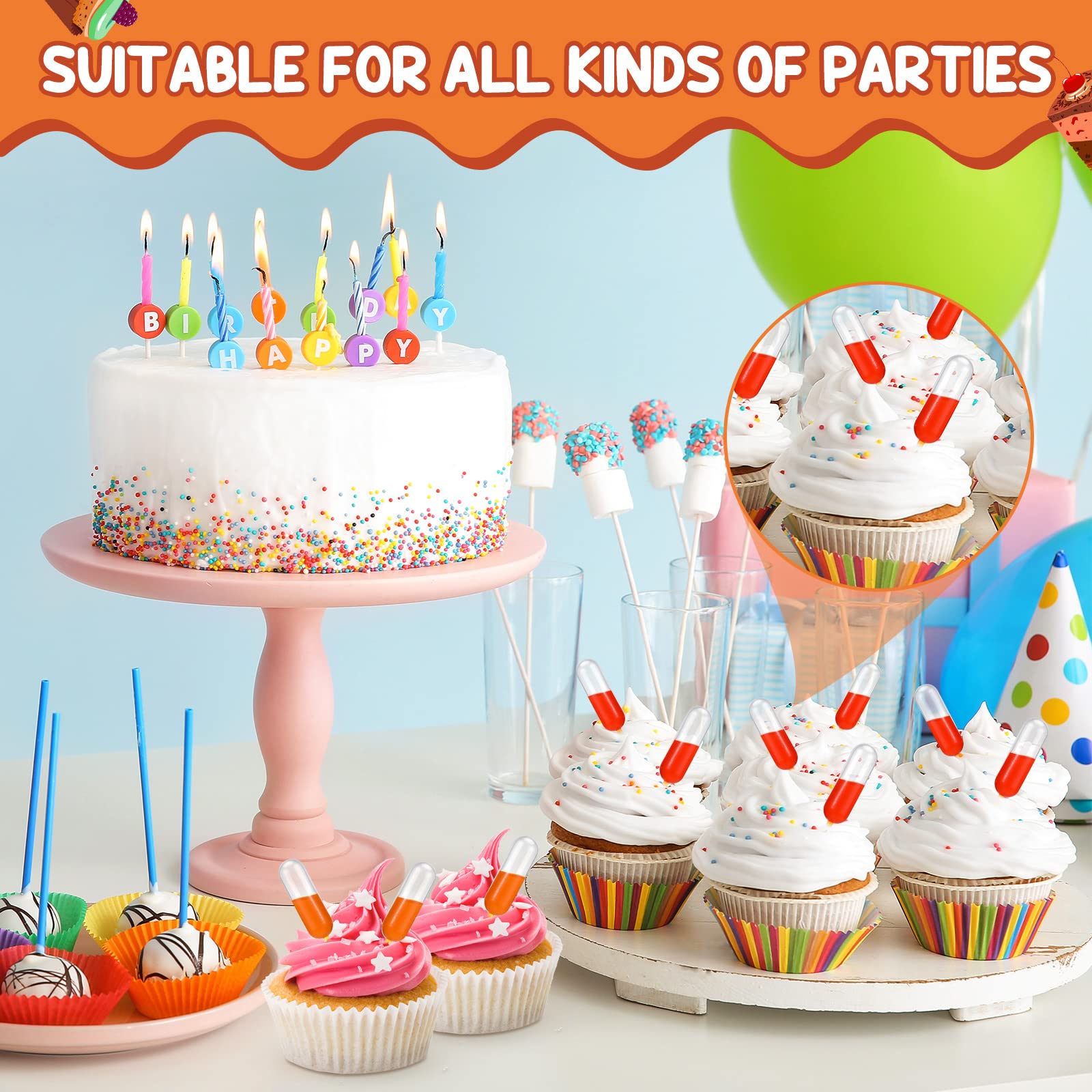 Snapklik.com : 500 Pcs 4 Ml Cupcake Pipettes Clear Plastic Transfer ...