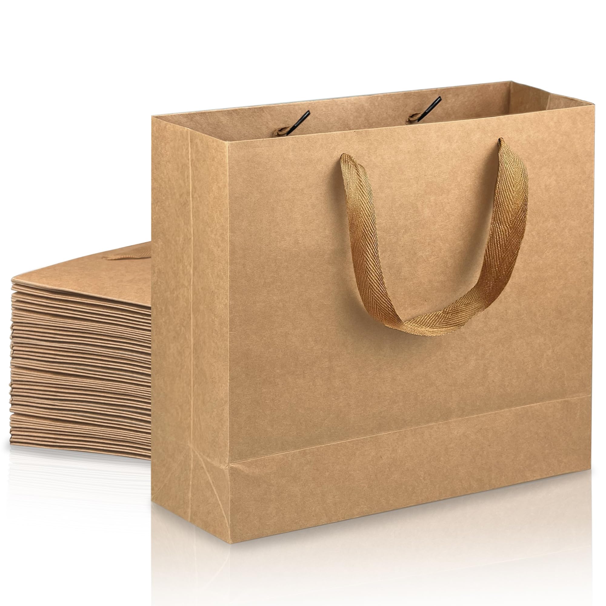 Amazon.com: KEEPARTY 18 Pack Gift Bags with Handles Large Kraft Paper ...
