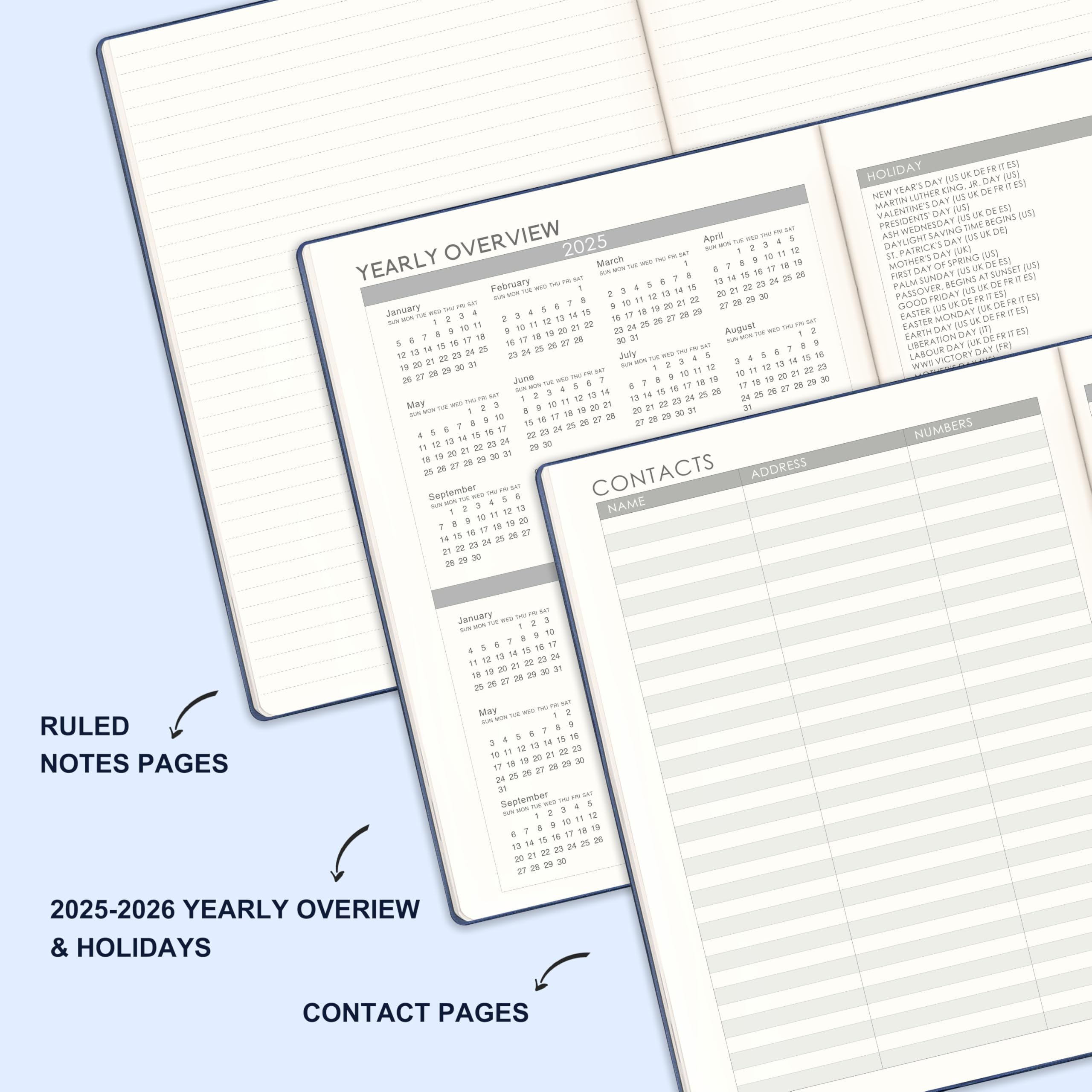 Snapklik.com : 2025 Planner - 2025 Planner Weekly And Monthly Planner ...
