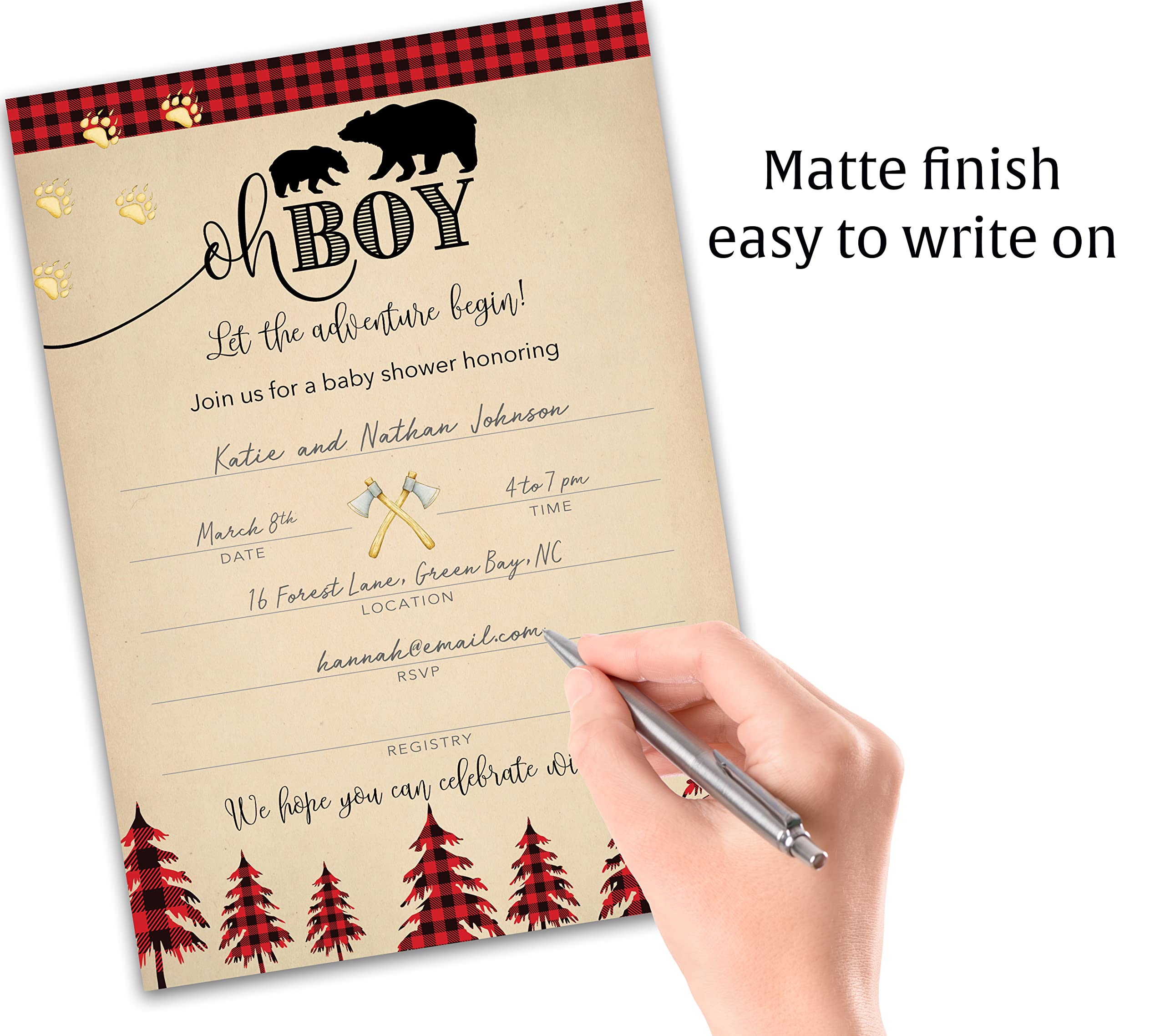 Plaid Printable Baby Shower Invitations Boy Baby Q Shower Invitation~
