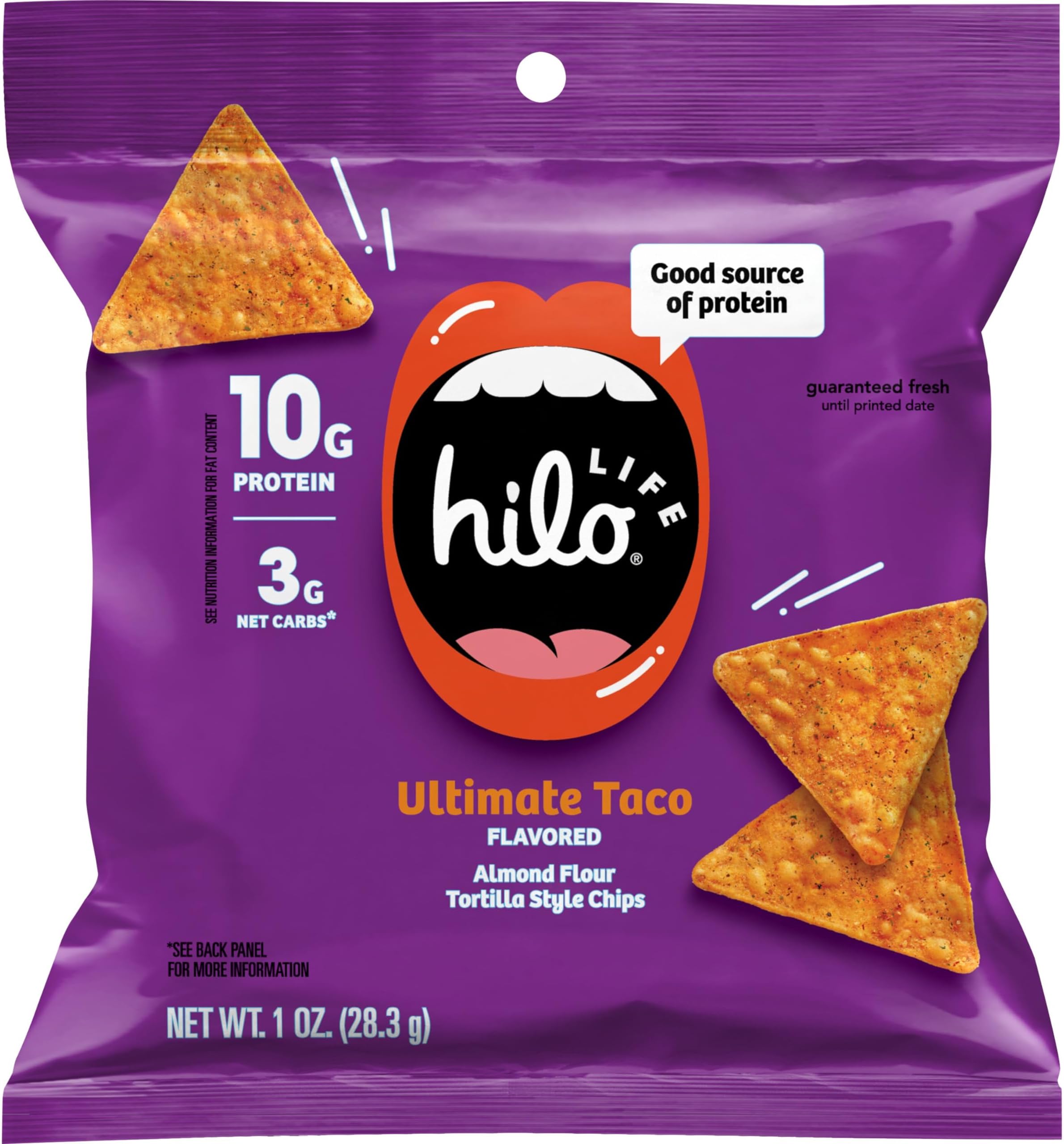 Amazon.com: Hilo Life Low Carb Keto Friendly Tortilla Chip Snack Bags ...