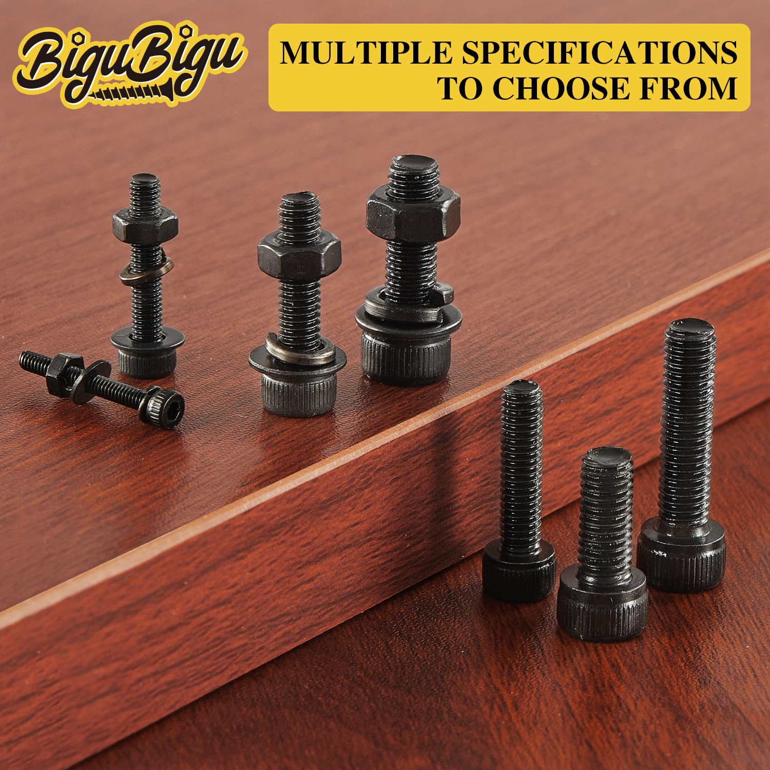 Snapklik.com : 1520PCS Metric Screw Assortment M2 M3 M4 M5, Grade 12.9 ...