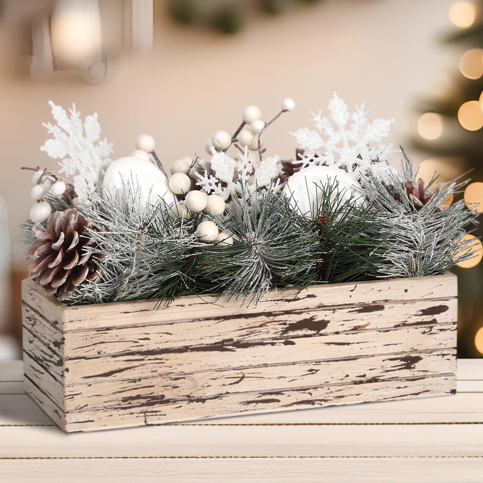 Centros De Mesa Para Decorar En Invierno