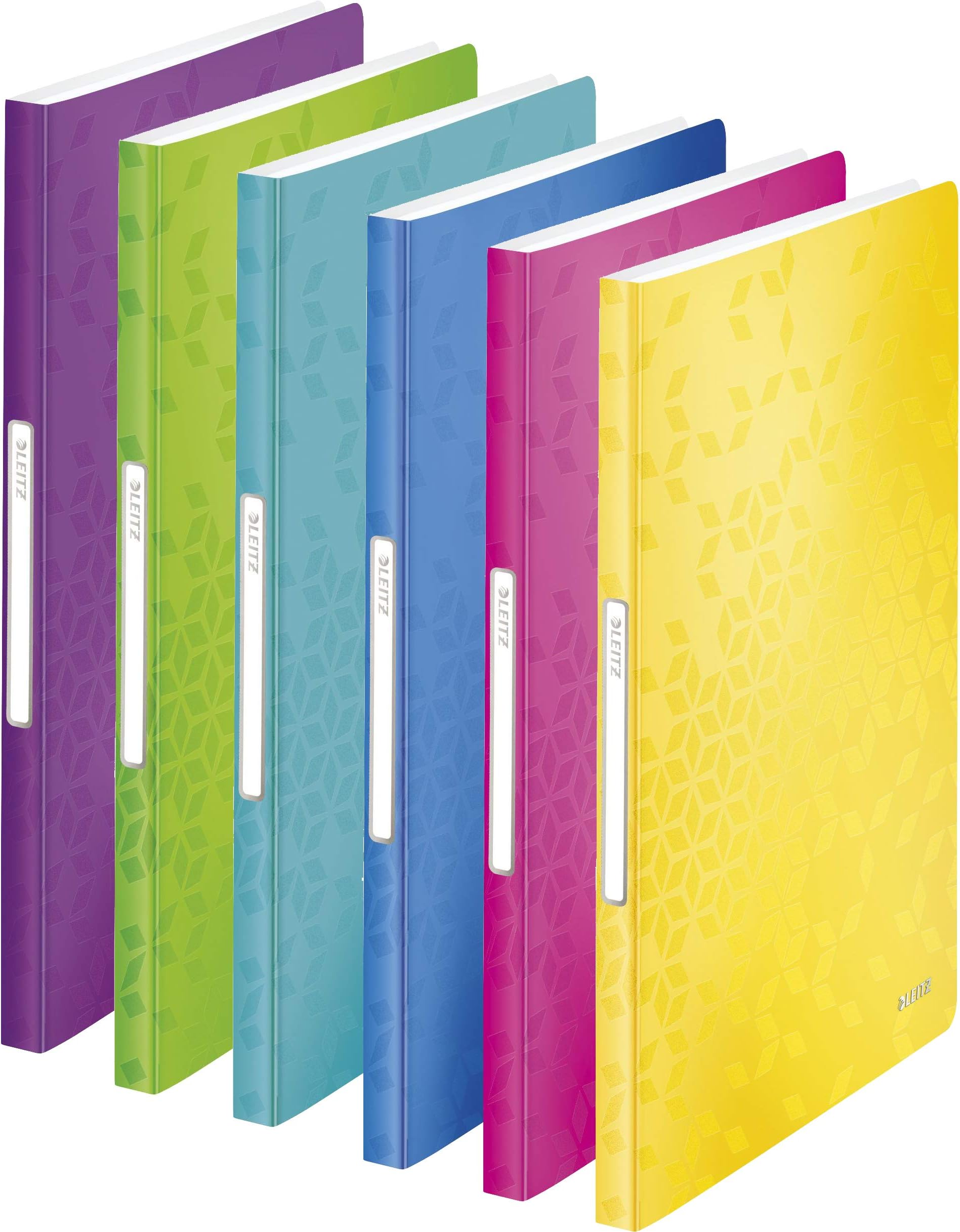 Leitz WOW Sichtbuch in A4 Format, Mit 40 Klarsichthüllen für 80 Blatt ...