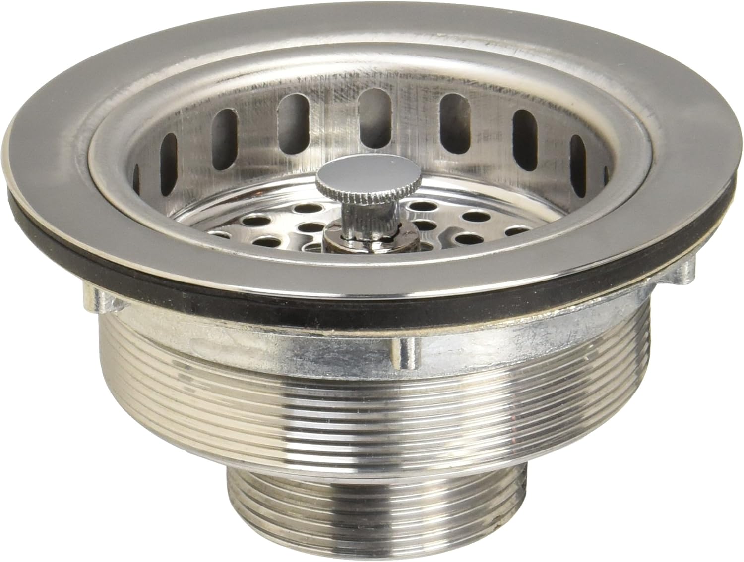 Amazon | SANEI 流し排水栓 水止め機能付き G1 1/2樹脂製ナットに適合 ステンレス PH62-L | シンク排水用備品