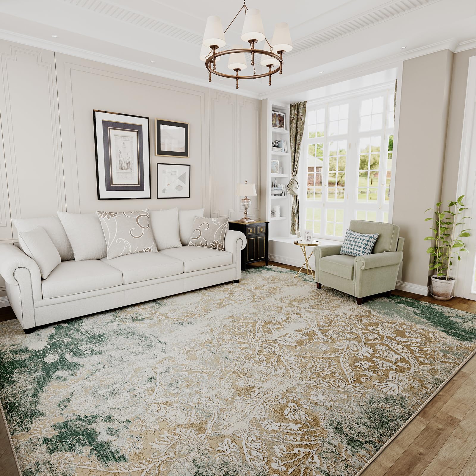 Amazon.com: H.VERSAILTEX Boho Rug Area Rugs for Bedroom Throw Rugs for ...