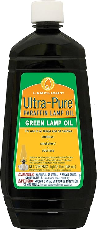 Amazon.com: Lamplight ¼ Gallon (32 oz) Ultra-Pure Lamp Oil Green ...