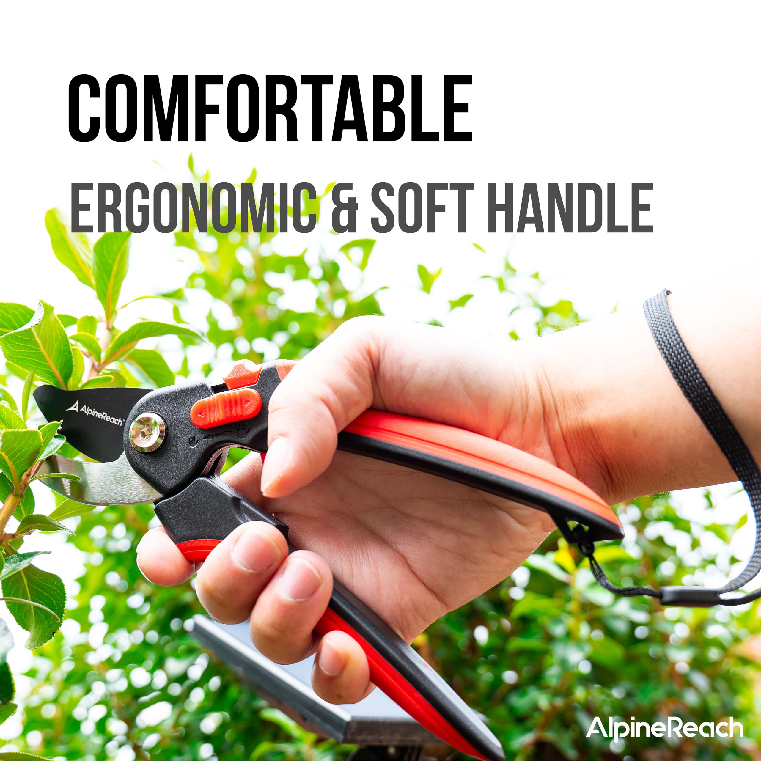 Snapklik.com : Pruning Shears Set Bypass And Anvil For Gardening, Sharp ...