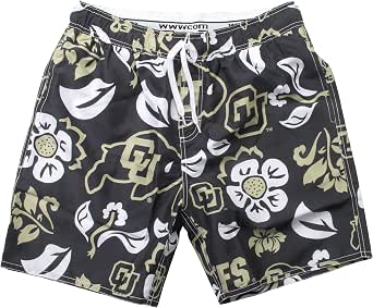 Amazon.com: Wes and Willy NCAA Mens Floral Swim Trunks : Sports & Outdoors