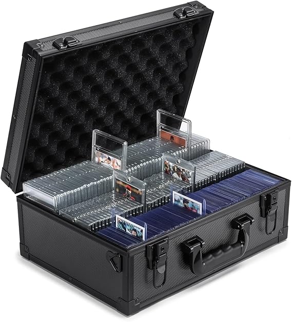 Amazon.com: HEWEI WORKS Collectable Trading Card Cases, Toploaders ...