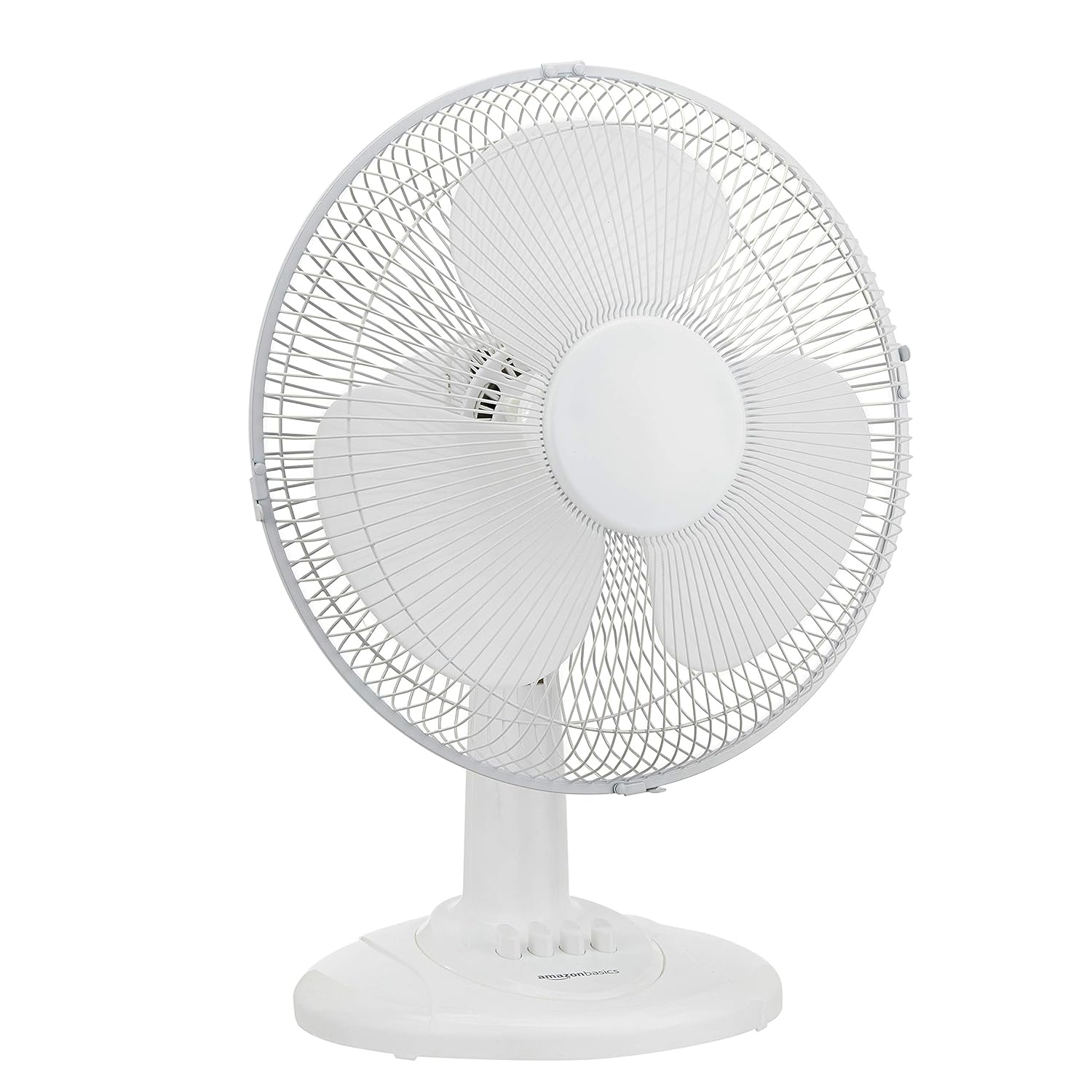 AmazonBasics Oscillating Table Fan with 12-Inch Blades, 3 Speed ...