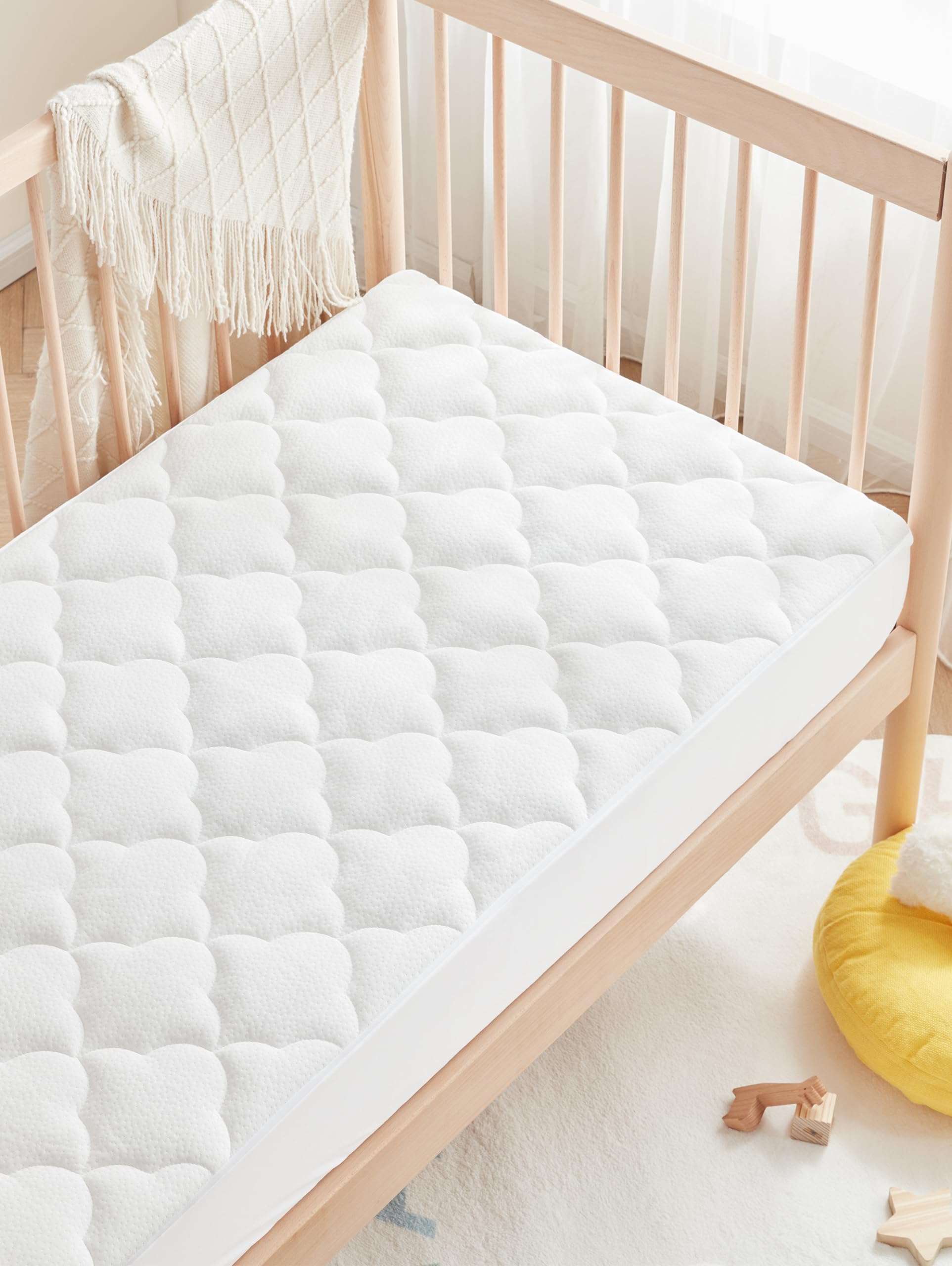 Amazon.com : Milliard 2-Inch Ventilated Memory Foam Crib and Toddler ...