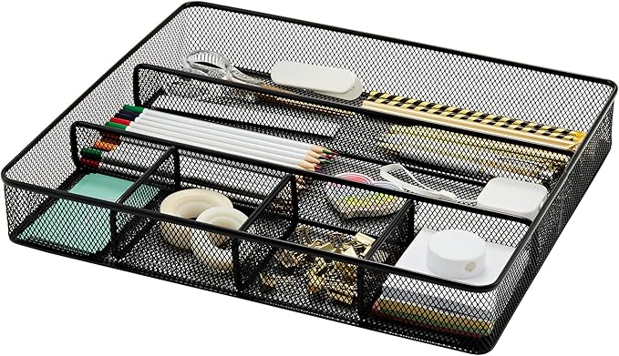 Amazon.com: Annova Desk Top Organizer Tray for Office Organization ...