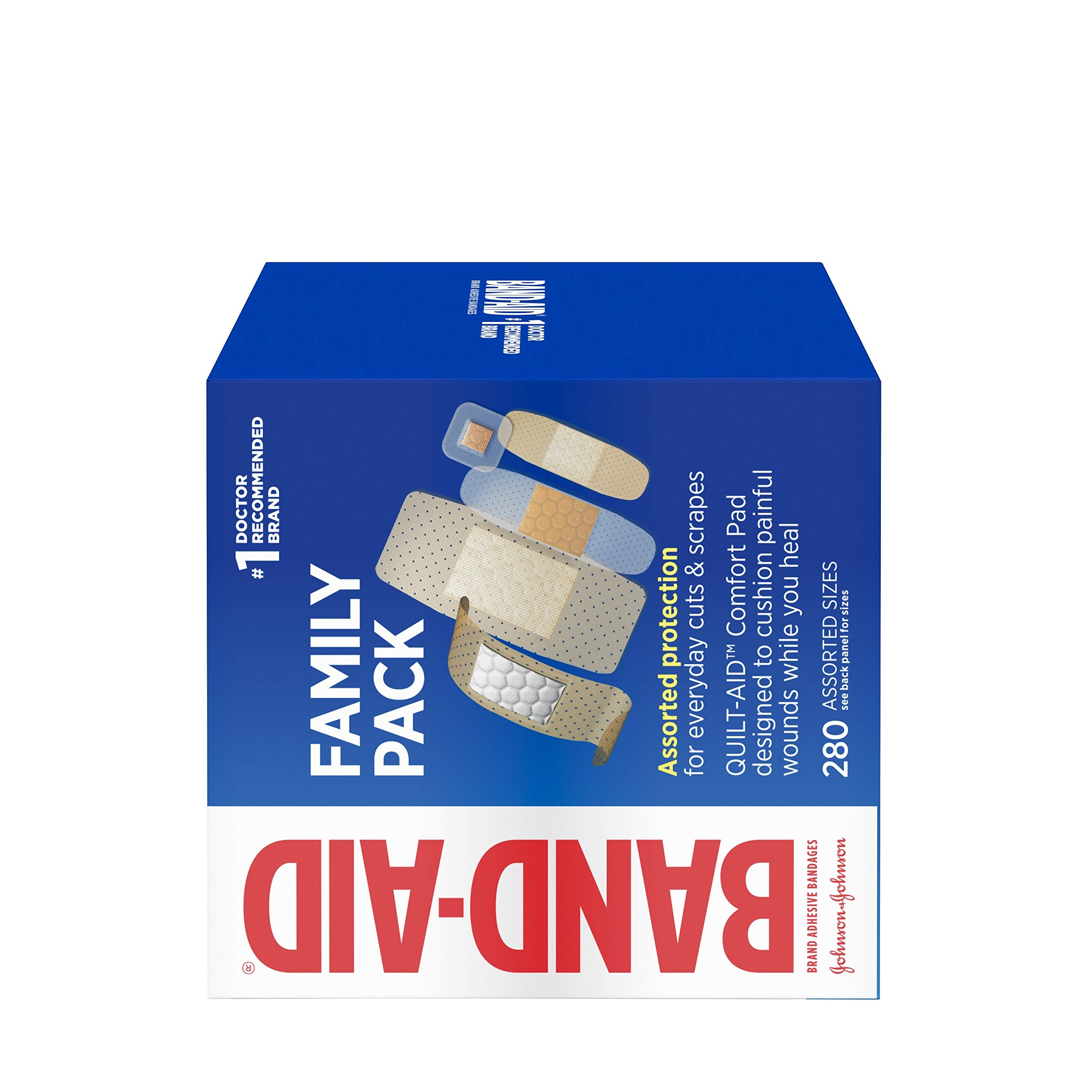 Buy Band-Aid Brand Adhesive Bandage Family Variety Pack, Sheer & Clear ...