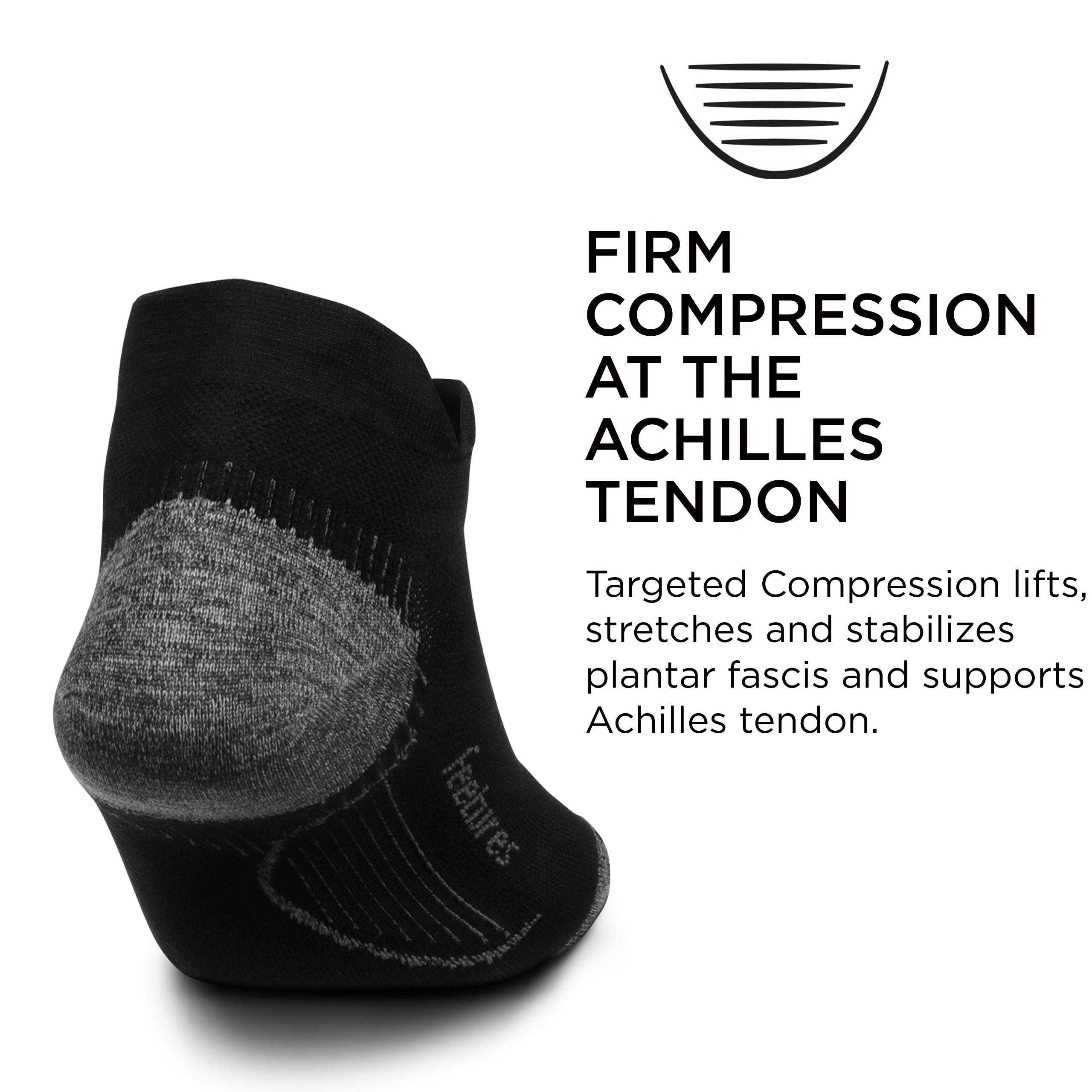 Feetures Plantar Fasciitis Relief Sock Ultra Light No Show Tab ...