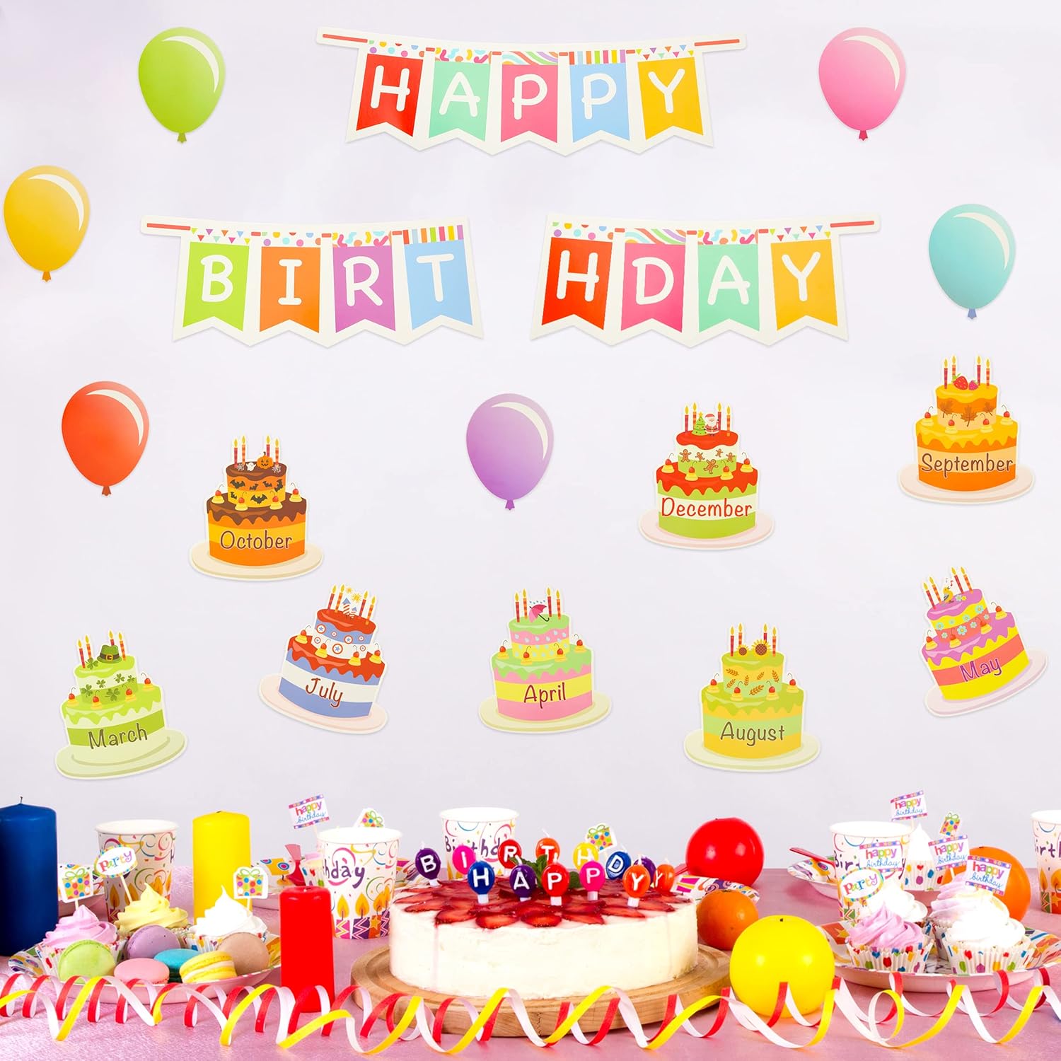 Happy Birthday Bulletin Board Set - 20 pcs, Nepal | Ubuy