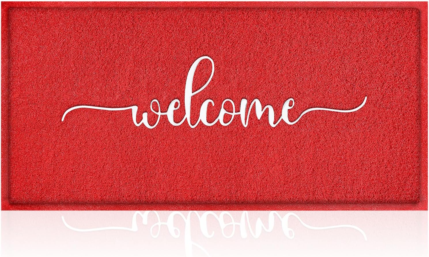 Amazon.com: AAZZKANG Red Door Mat Large 48"x18" with Non Slip Rubber ...