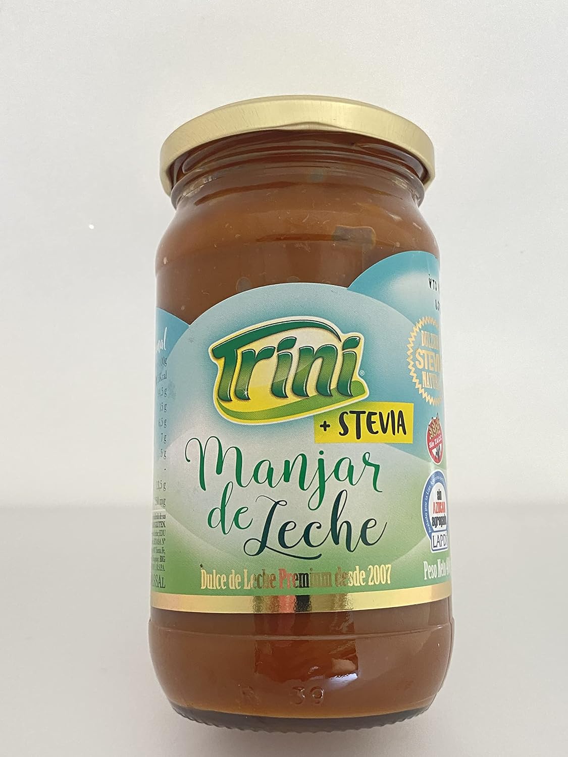 Amazon.com : "Manjar de Leche" .Dulce de leche NOT SUGAR. With stevia ...