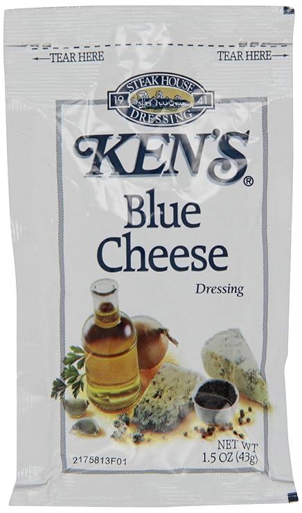 Amazon.com : Ken's Dressing, Blue Cheese, 1.5 Ounce, 60 Count : Blue ...